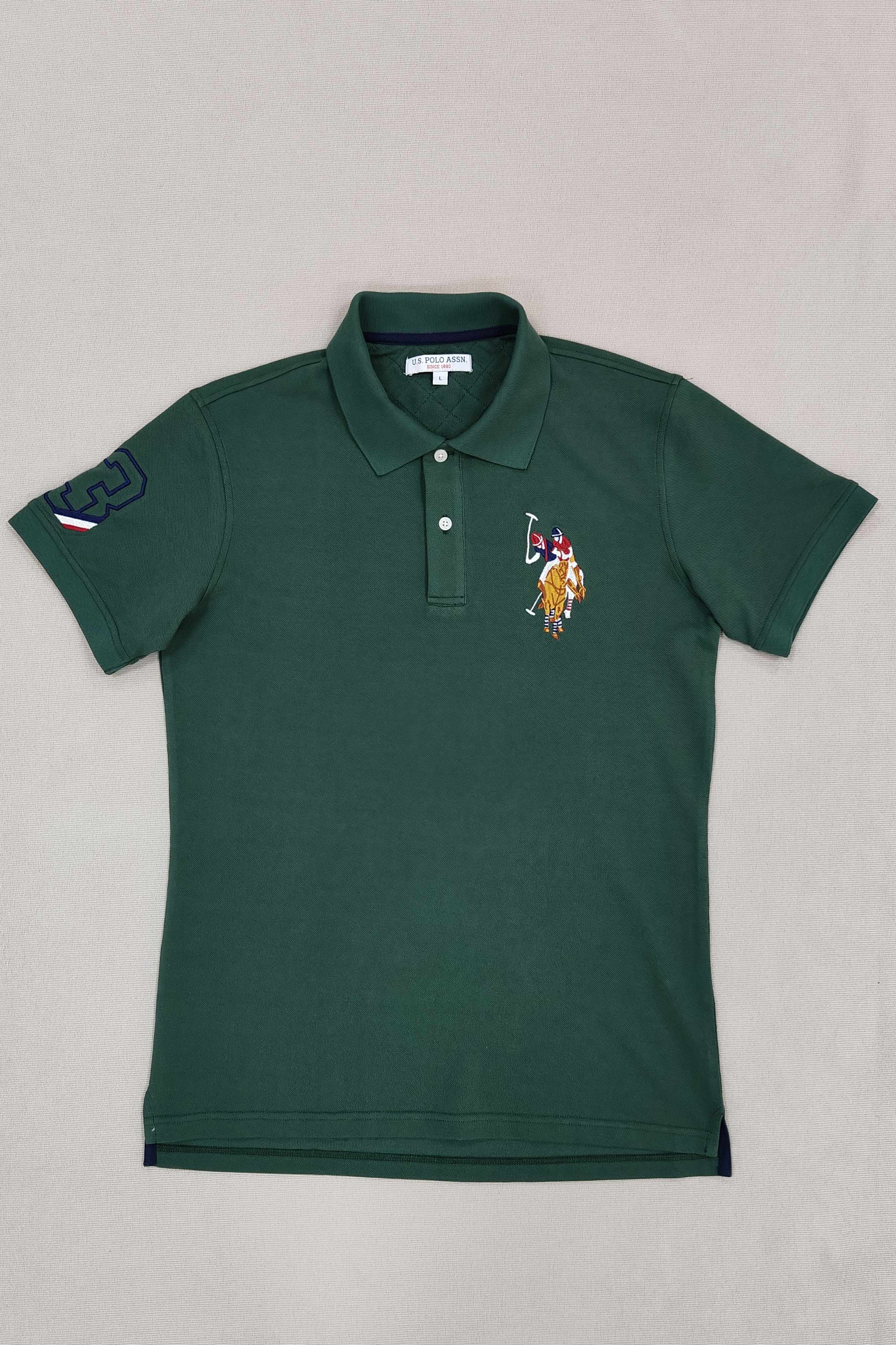 Dark Green Embroidery Solid Polo Shirt – Huangshi Layo Garment Co.,Ltd ...